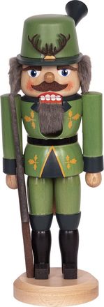Saico Nussknacker, Holz, grün, 29cm