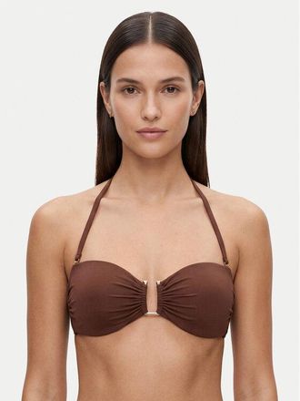 Max Mara Bikini-Oberteil Amelia 2616821239 Dunkelbraun