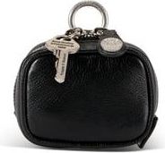 Acne Studios Porte monnaie Camero Clip en cuir grain&eacute; m&eacute;lang&eacute;