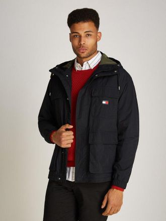 Tommy Jeans Sommerjacke TJM UTILITY PARKA mit Logopr&auml;gung