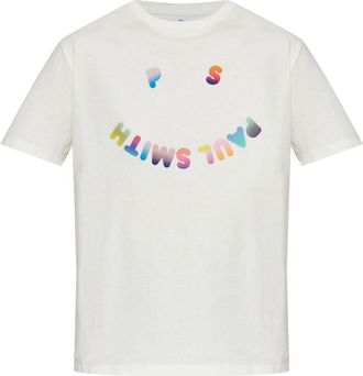 Paul Smith t-shirt &agrave; imprim&eacute; Happy Gradient - Blanc