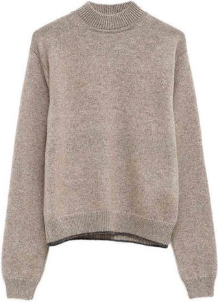 Jacquemus Pull Col Rond - Beige