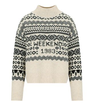 Weekend by Max Mara PULL BRIOSO 1234 BLANC MAX MARA WEEKEND