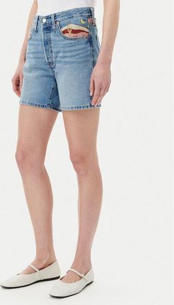 Levi's Jeansshorts 501 85833-0078 Himmelblau Regular Fit
