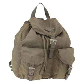 Prada Pre-owned Vintage Nylon Rucksack - - Pre-owned - Damen - Gr&uuml;n - ONE SIZE