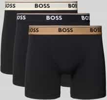 HUGO BOSS Slim Fit Boxersorts aus Baumwoll-Mix im 3er-Pack Modell POWER