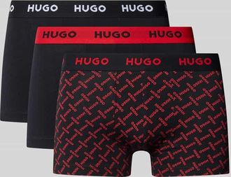 HUGO BOSS Trunks aus Baumwoll-Mix im 3er-Pack