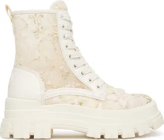 Buffalo Schn&uuml;rstiefeletten Buffalo 1622695 Wei&szlig;