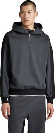 G-Star RAW Herren Tape Color Block Loose Half Zip Hoodie