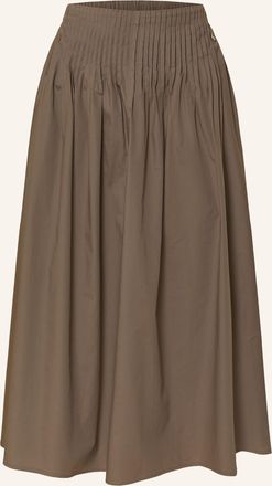 Rockmacherin Rockmacherin Faltenrock Windach braun