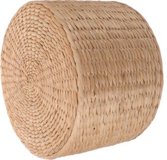 BESPORTBLE Gewebter Hocker Boho Kleine Ottomanen Gartenhocker Runde Fu&szlig;st&uuml;tze Wechselschuhe Hocker f&uuml;r Wohnzimmer Schlafzimmer Eingang