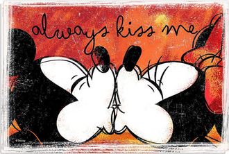 Egan Set 2 Tischsets rot Mickey und Minnie