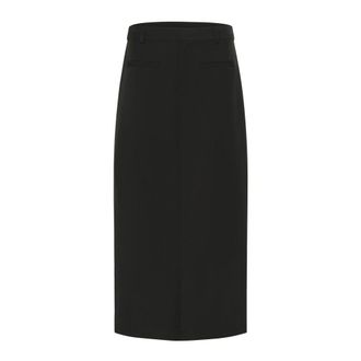 Kaffe Midi R&ouml;cke - - Skirts - Damen - Schwarzk - L