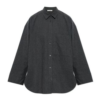 By Malene Birger Derris Shirt - Femme - Blouses et Chemises - Gris - Taille: 40 FR