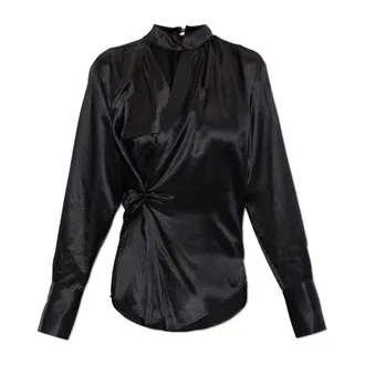 AllSaints Damen, Blusen & Hemden, Schwarzk, XSGr&ouml;&szlig;e