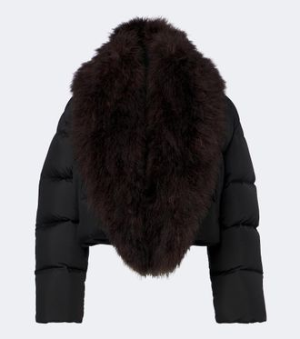 Gucci Wattierte Jacke aus Seide