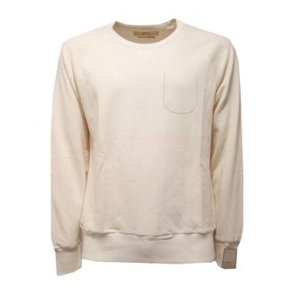 Cruna Maglia Downtown 386 Interno Garzato - - Sweatshirts & Hoodies - Herren - Wei&szlig; - 2XL