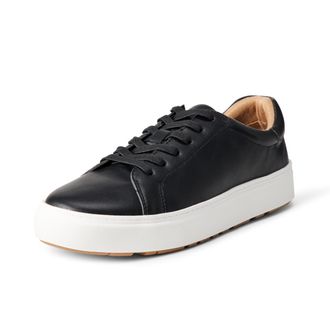 Amazon Essentials Damen Klassische Low-Top-Sneaker, Schwarz, 37.5 EU