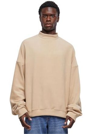 Urban Classics Oversized Polar Fleece Crew Maillot de survêtement, Wetsand, L Homme