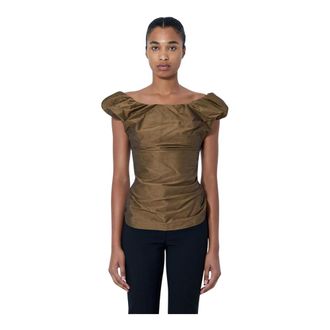 Vivienne Westwood Damen, Blusen & Hemden, Braun, LGr&ouml;&szlig;e