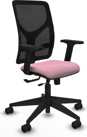 Piqueras y Crespo Schreibtischstuhl mit 2D-Armlehnen, h&ouml;henverstellbare Lendenwirbelst&uuml;tze, ausgestattet mit Syncro/Traslack und Schneideschaum, mit Rollen von 65 mm, N