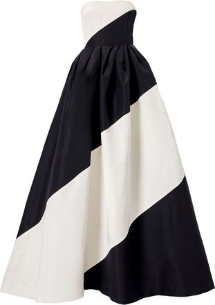 Carolina Herrera Schulterfreies Kleid - Schwarz