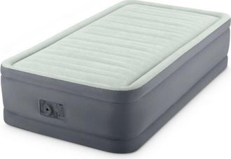 Intex 64902 - Luftbett Selbstaufblasend Einzelbett PremAire I, mit integrierter Elektropumpe, Geeignet f&uuml;r 1 Person, PVC, Mehrfarbig, 99x191x46 cm