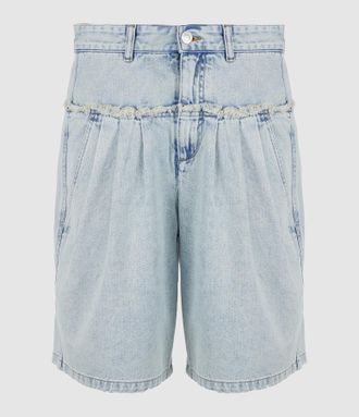 Isabel Marant Short Iselle Light Blue