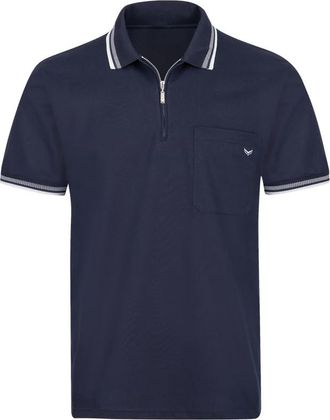 Trigema Poloshirt mit Rei&szlig;verschluss