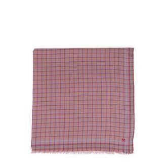 Moismont Foulard carr&eacute; &agrave; carreaux en coton