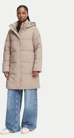 Guess Winterjacke W6BL31 W3797 Dunkelbeige Regular Fit