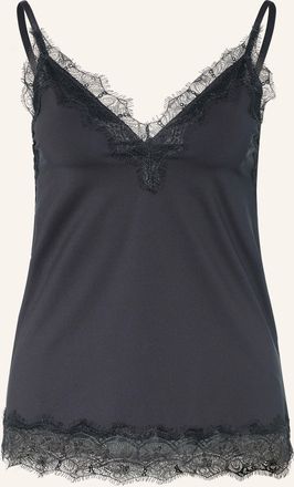 Rosemunde Top Bridget Mit Spitze schwarz