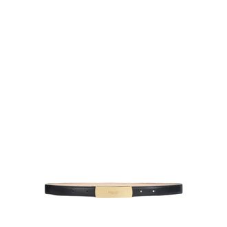 Balmain Glatter Lederg&uuml;rtel - - Accessories - Damen - Schwarzk - 80 CM