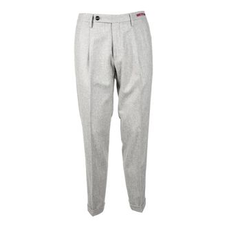 Michael Coal Stilvolle Hose aus reiner Wolle - - Trousers - Herren - Grau - W38