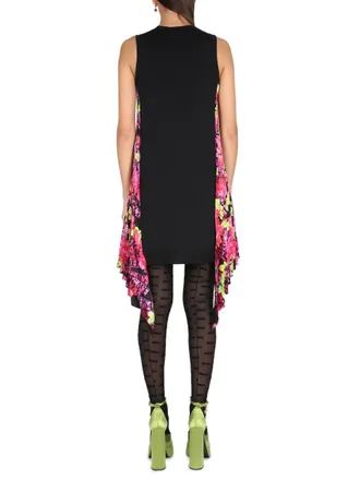 Versace Orchid Dress - Black