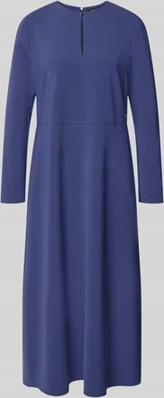Marc Cain Midikleid mit Schl&uuml;sselloch-Ausschnitt
