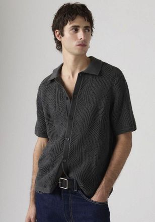 Levi's Strickpullover SWEATER CAMP SHIRT mit Strickmuster