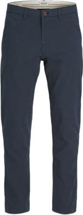 Jack & Jones Jpstmarco Jjerik Chino, Blazer Bleu Marine, 34W x 32L Hommes