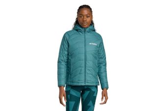 adidas Performance Hybridjacke Isolationsjacke Terrex Multi Synthetic Hooded tealblau Damen