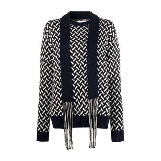 Jil Sander Multicolor Wollpullover - - Knitwear - Damen - Mehrfarbig - S
