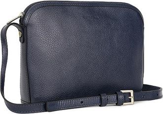 Pellet Sac porté Travers - pour Femme - Collection République - Marine - en Cuir