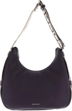 Coccinelle sac à épaule Raquel Handbag Double Grainy Leather Prune/Ribes violet foncé