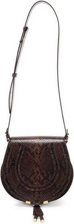 Chlo&eacute; Sac effet croco Marcie en cuir de veau