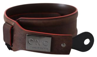 Costume National Womens Dark Brown Genuine Leather Belt