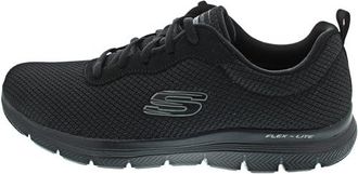 Skechers Femme Flex Appeal 4.0-Brilliant Vie Basket, Black Mesh/Trim, 43 EU