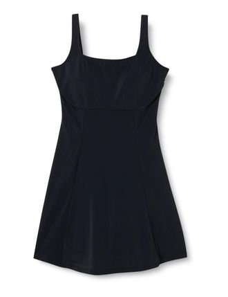 Dagi Black Knitted Non-Wired Minimizer Full-Cup Fixed Strap Minimizer Swimsuit, Black, 40