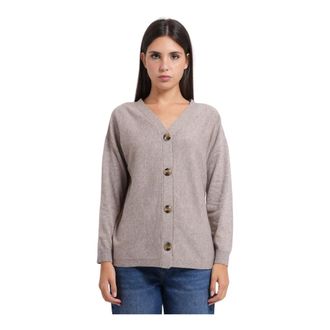 iBlues Strickjacke aus Wolle und Kaschmir - - Knitwear - Damen - Beige - M
