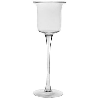 Cristalica Windlicht Kielich Famous 45cm Kerzenhalter Deko Gef&auml;&szlig; Schale Klarglas Geschenk