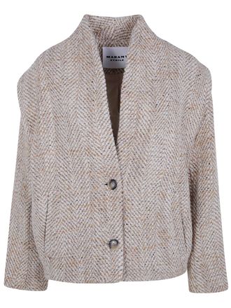 Isabel Marant Coat High Neck Drogo