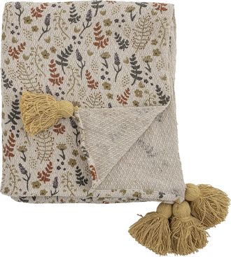 Bloomingville Tagesdecke Filipa, gelb, Baumwolle